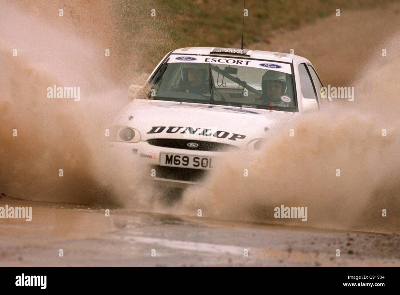 Rallying mobil 1 rac british rally championship event 1 hi-res stock ...