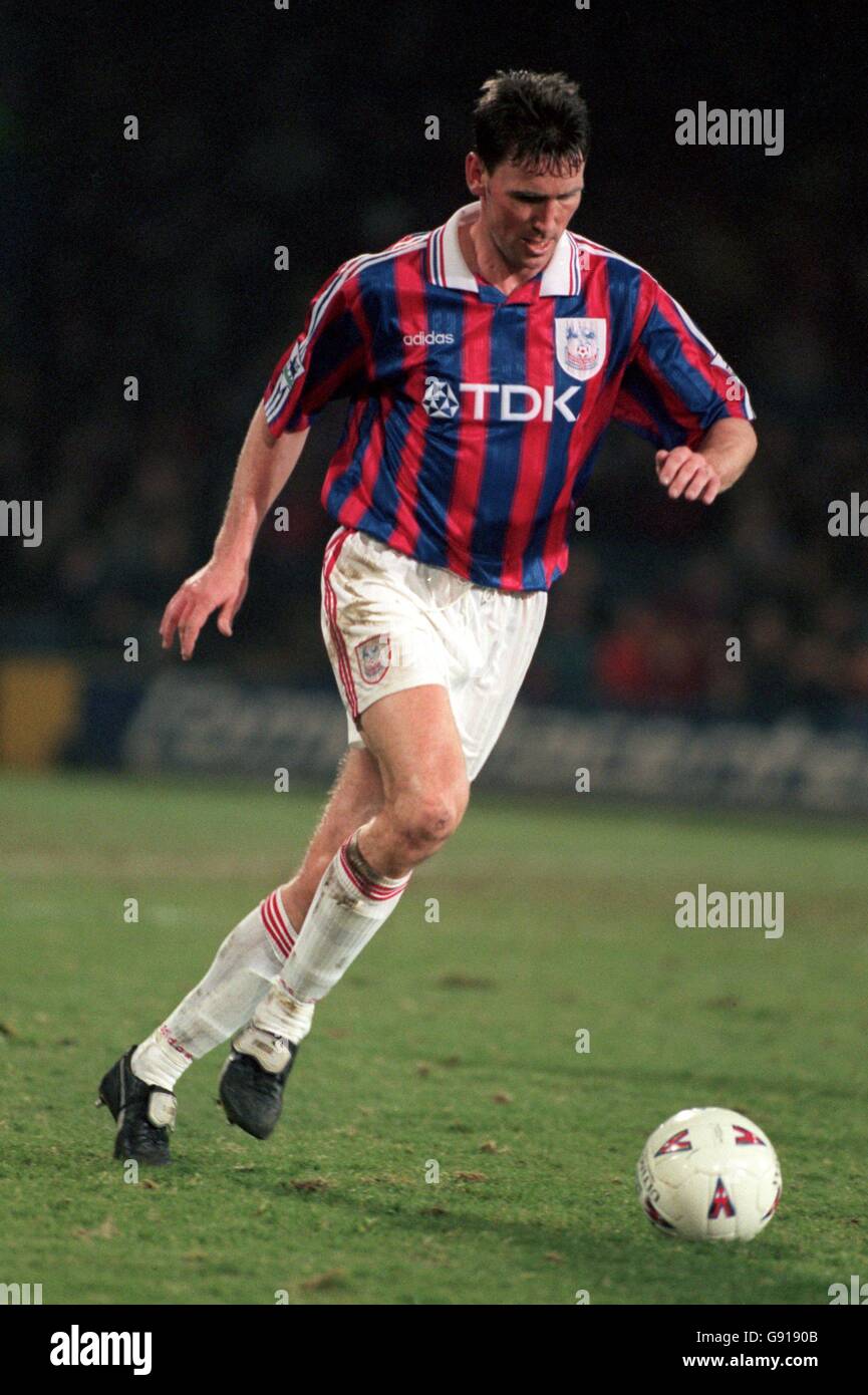 Crystal Palace's Andy Linighan in action during the match Stock Photo ...