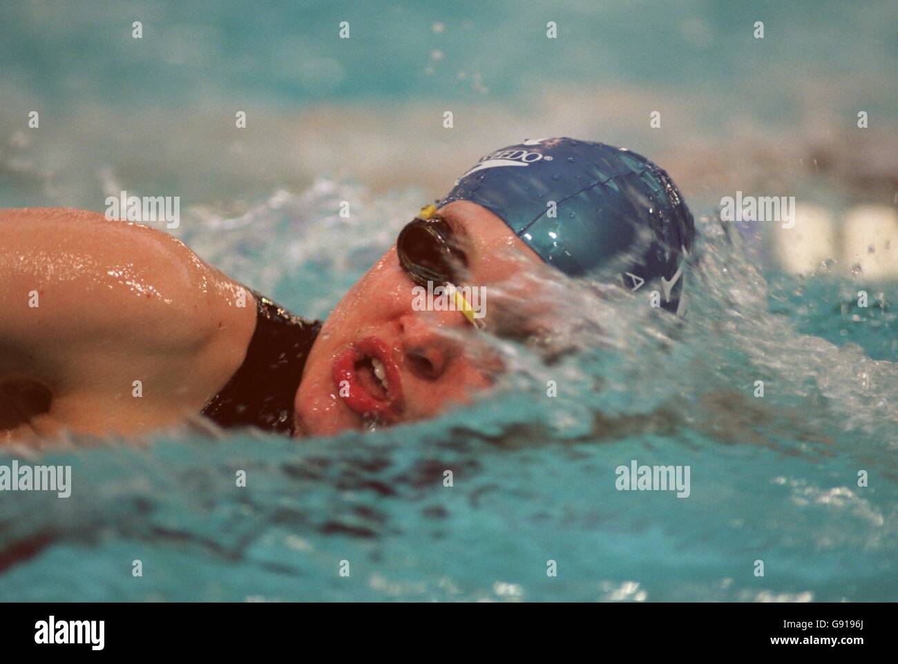 Swimming, Alex Bennett Feature. Alex Bennett in action Stock Photo - Alamy