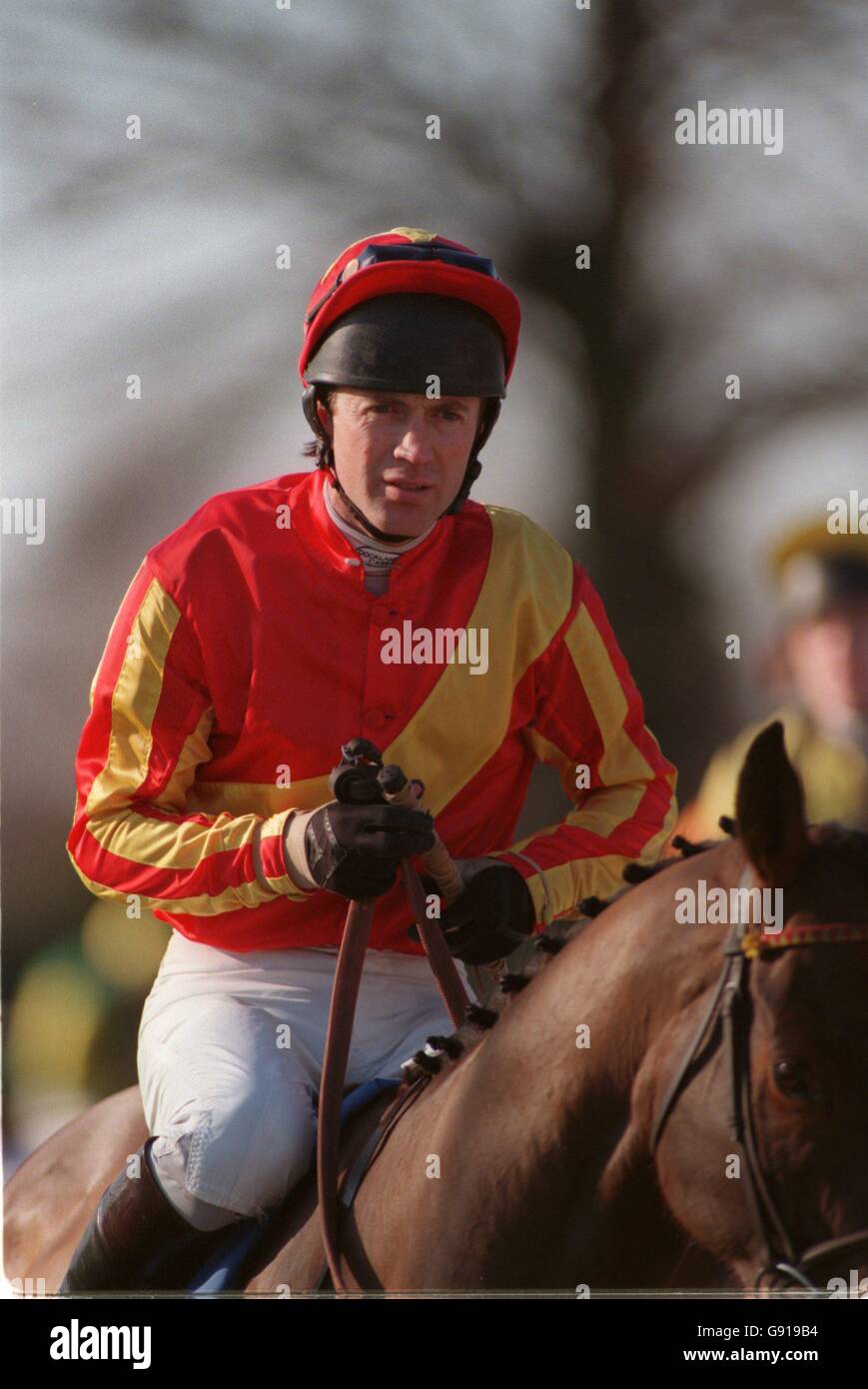Horse Racing - Leicester Races - Adrian Maguire Comeback Stock Photo ...