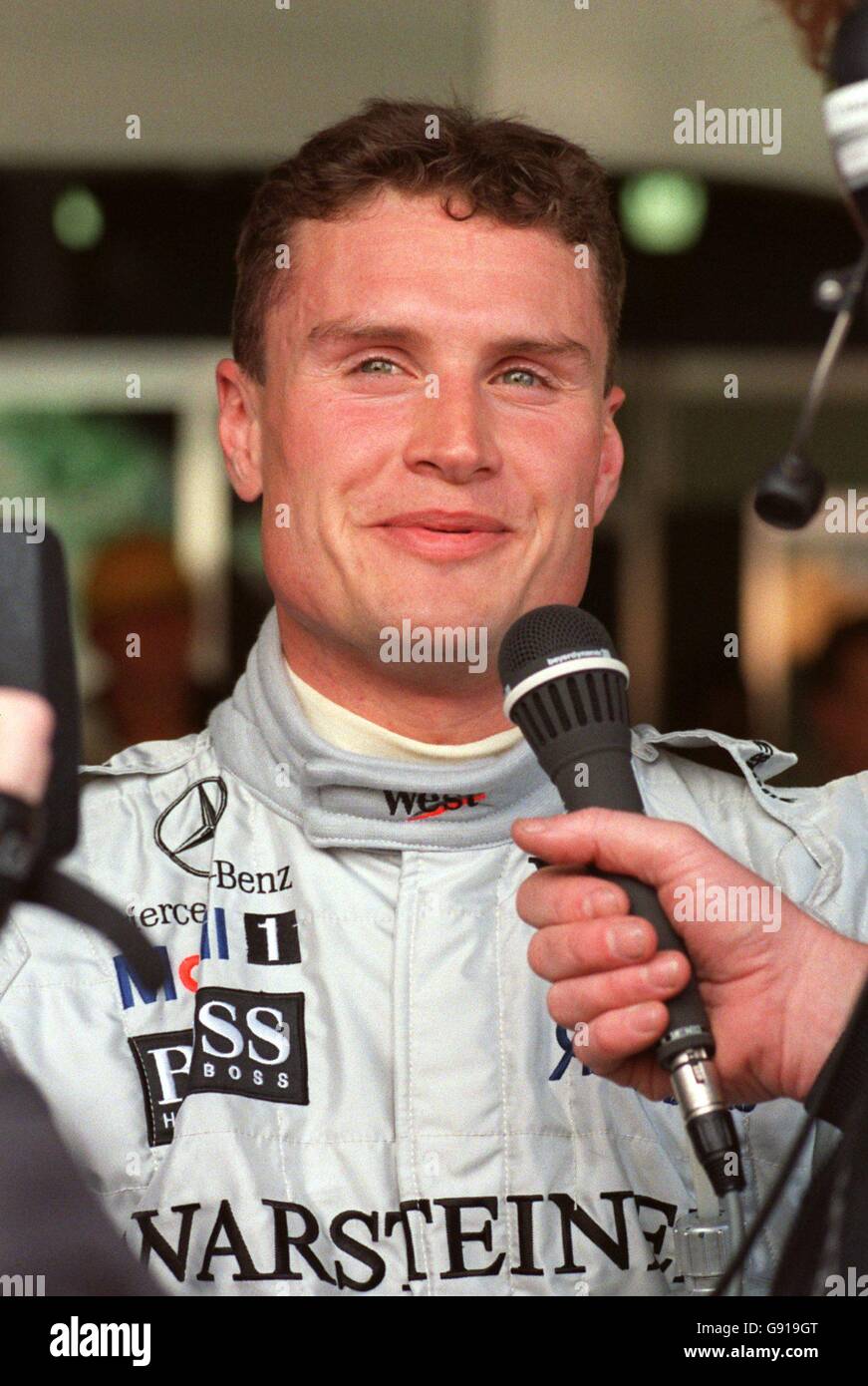 Formula One Motor Racing - Australian Grand Prix. David Coulthard Being ...