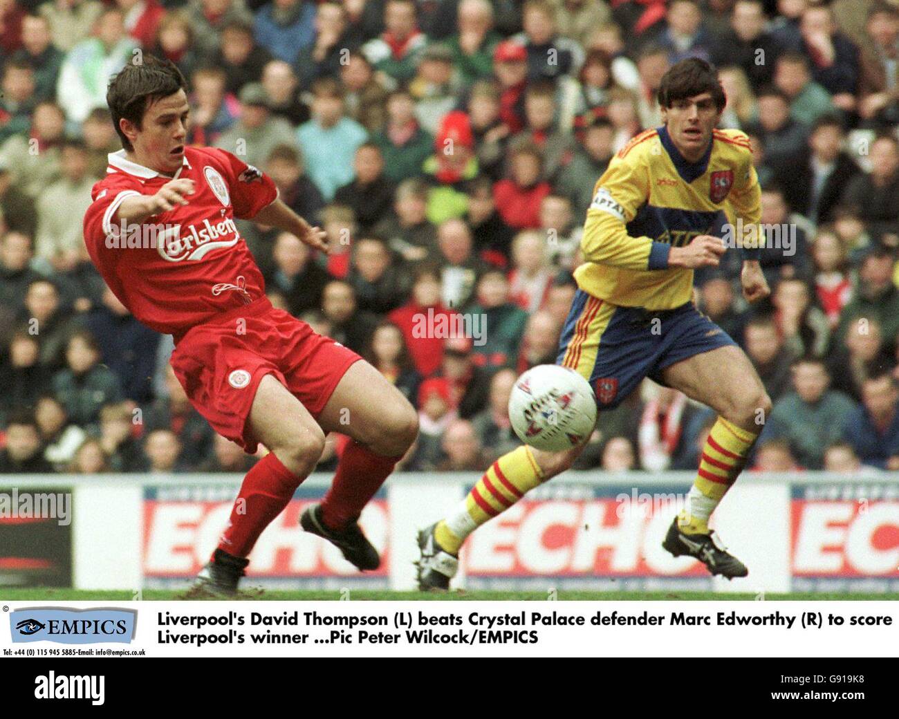 Soccer - FA Carling Premiership - Liverpool v Crystal Palace. Liverpool ...