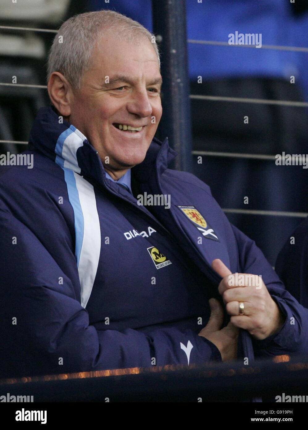 Scotlands manager Walter Smith during the international friendly match ...