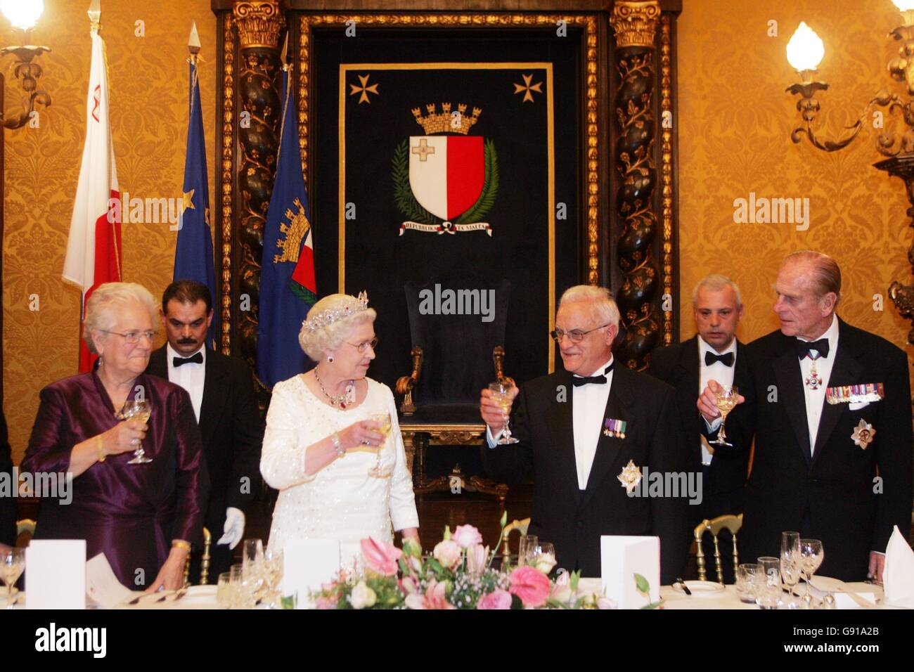 Royalty - Queen Elizabeth II Visit to Malta Stock Photo - Alamy