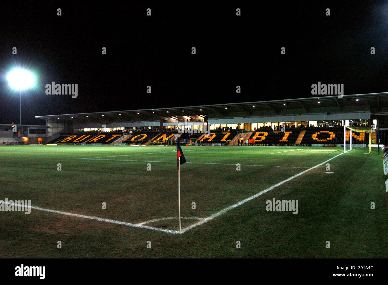 Burton albion general view hi-res stock photography and images - Alamy