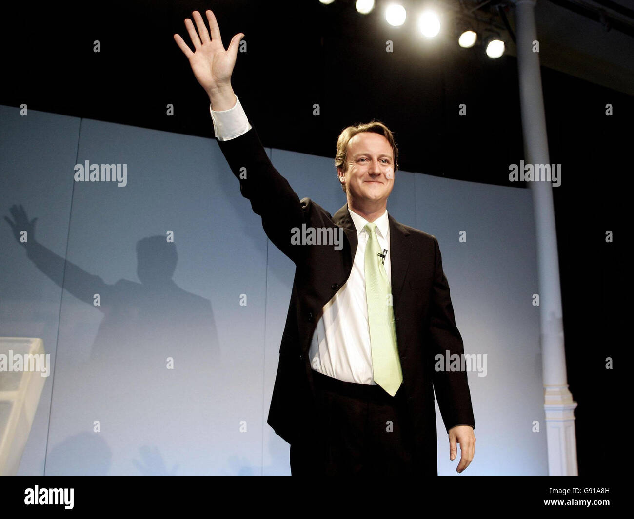 David Cameron New Conservative Leader Stock Photo - Alamy