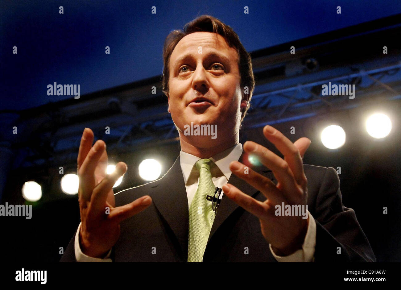 David Cameron New Conservative Leader Stock Photo - Alamy