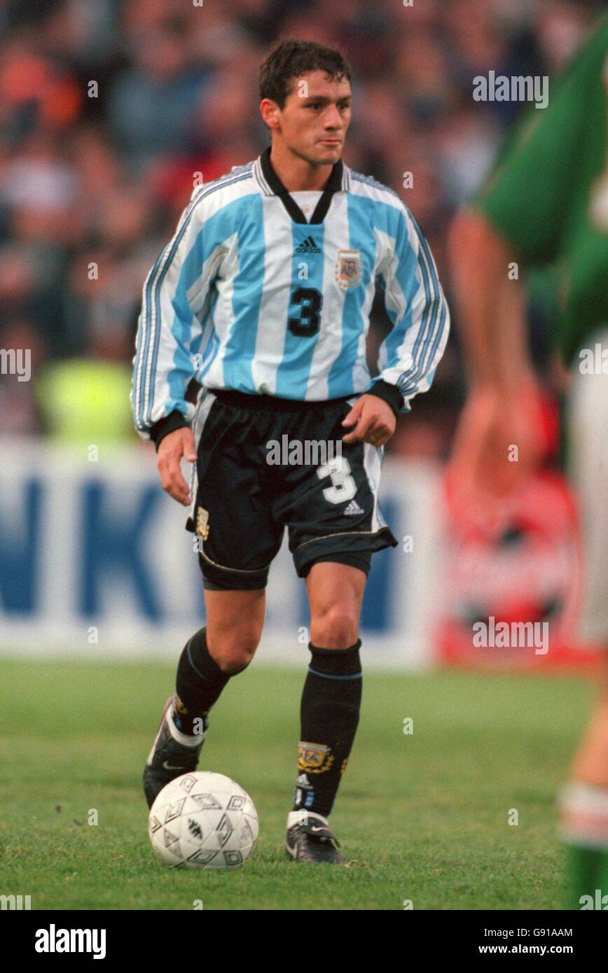 Soccer - Friendly - Ireland v Argentina. Nelson Vivas, Argentina Stock ...