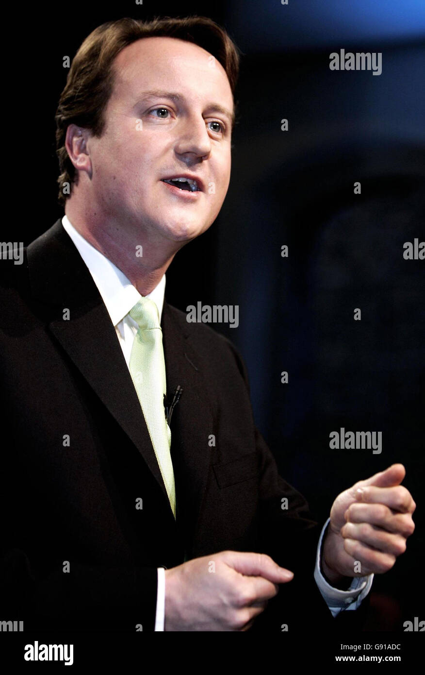 David Cameron New Conservative Leader Stock Photo - Alamy