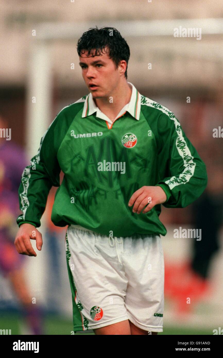 Soccer - Friendly - Ireland v Argentina. Ireland's Ian Harte Stock ...