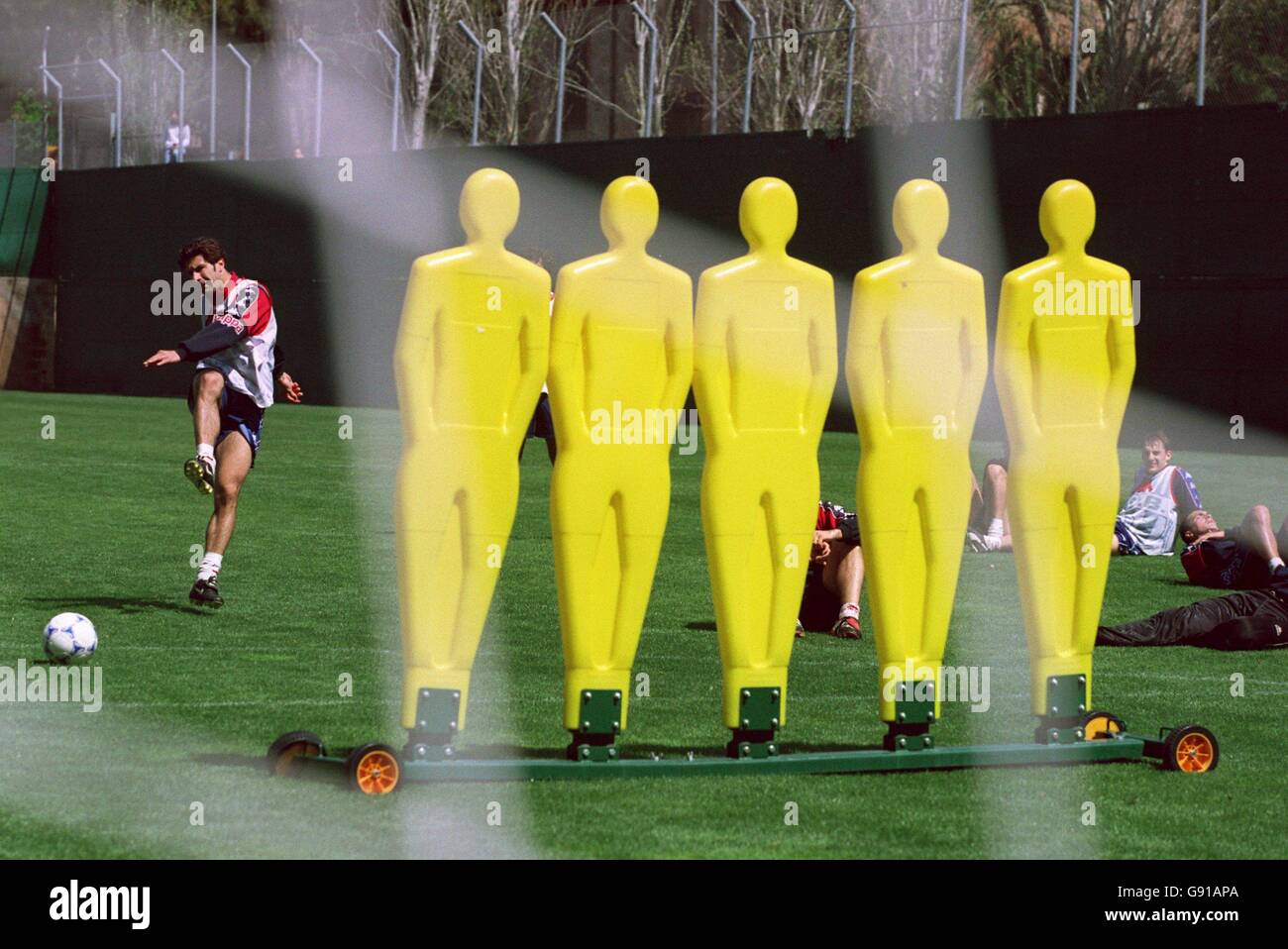 Spanish Soccer - Barcelona Training Stock Photo - Alamy