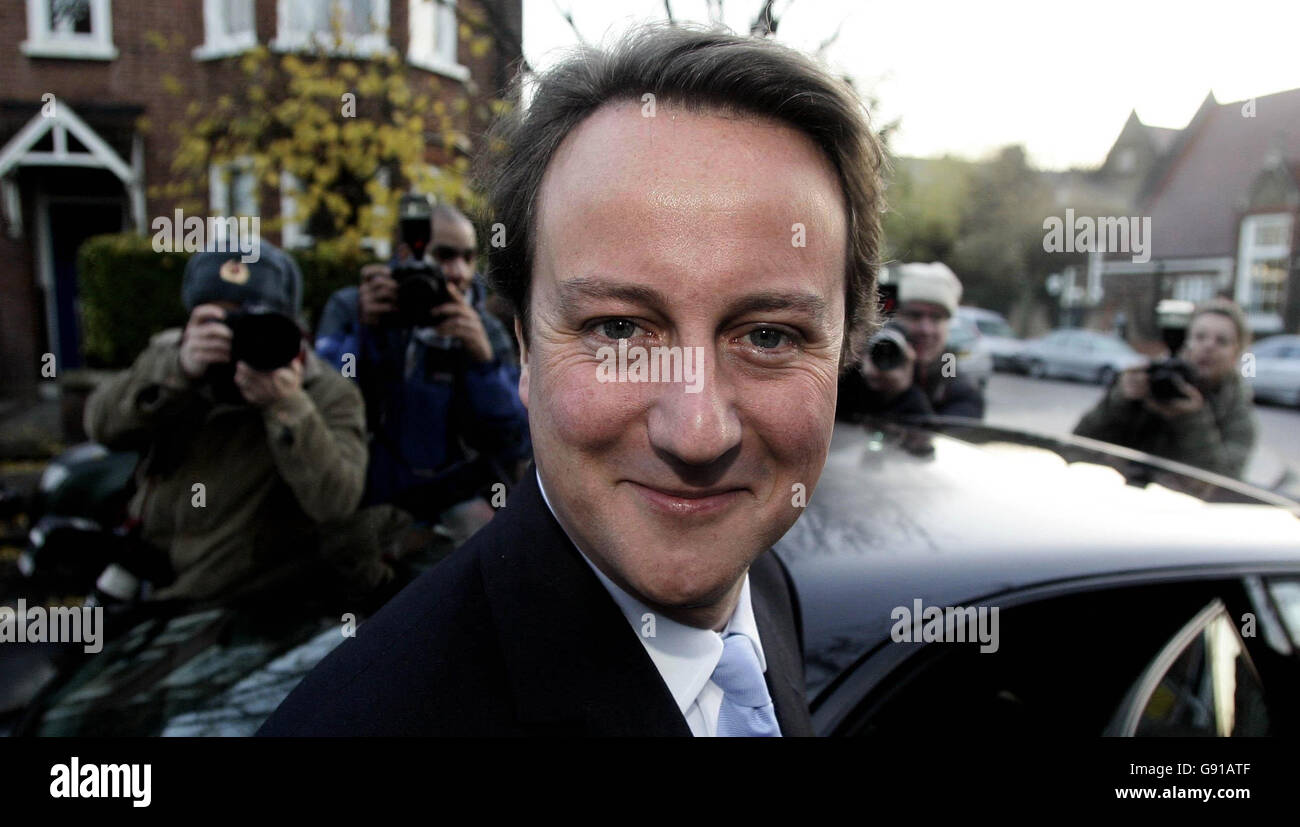 David Cameron New Conservative Leader Stock Photo - Alamy