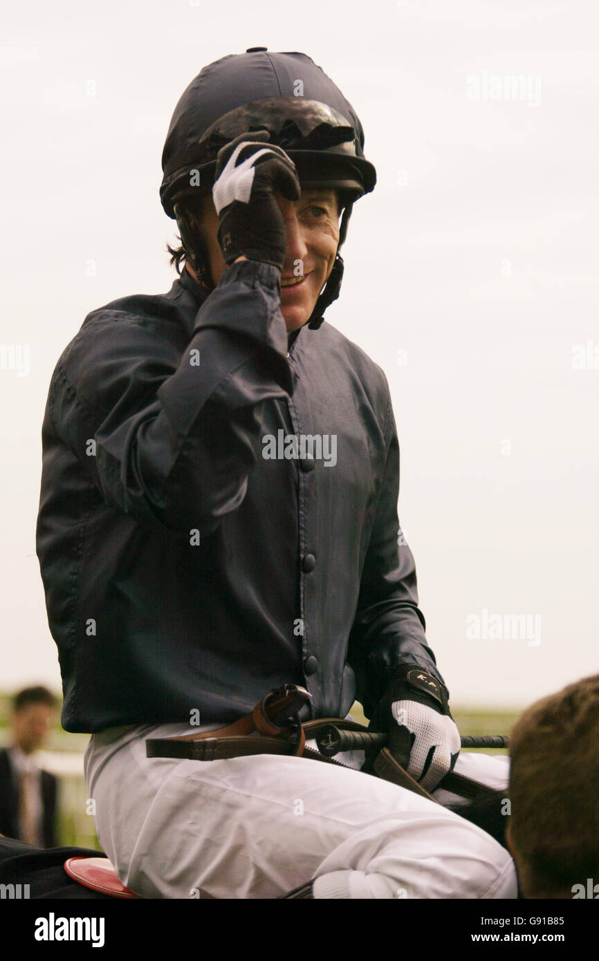 Horse Racing Newmarket Rowley Mile Racecourse High Resolution Stock ...