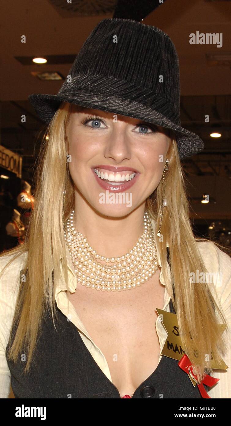 Sarah Manners at a Celebrity Shopping Evening held at Topshop in Oxford ...