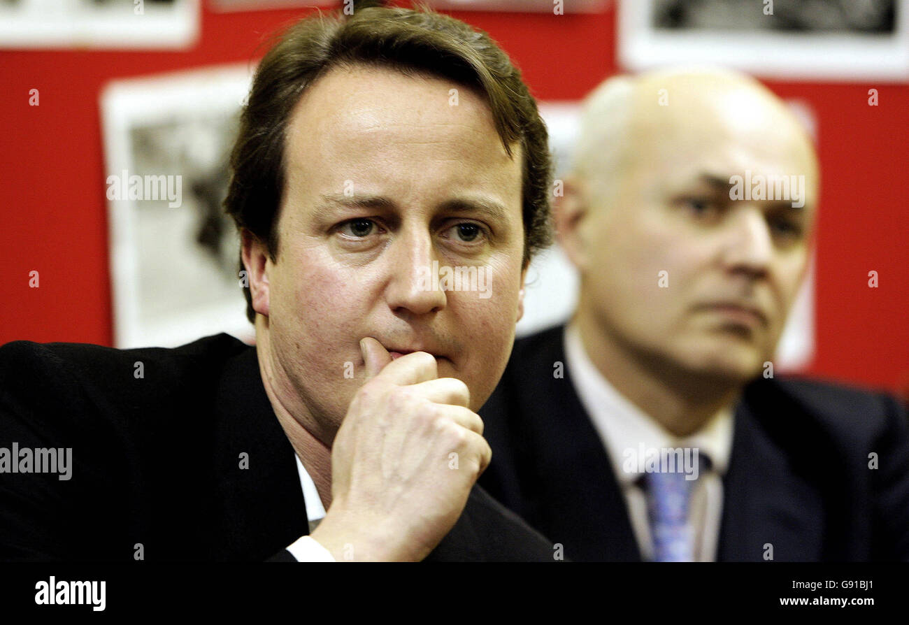 David Cameron New Conservative Leader Stock Photo - Alamy