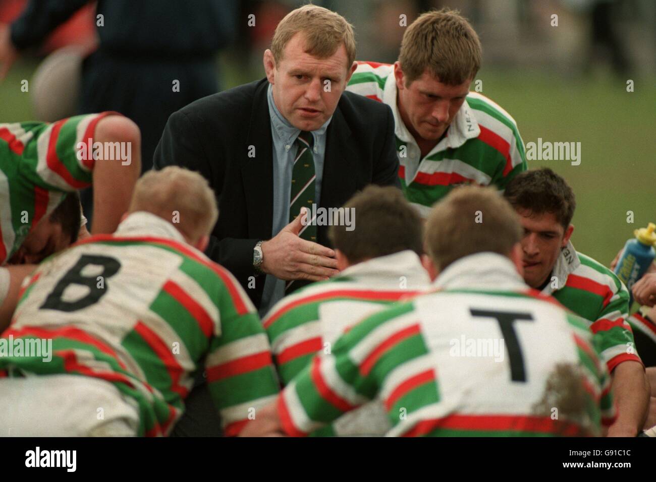 Rugby Union - Allied Dunbar Premiership - Newcastle v Leicester Stock ...