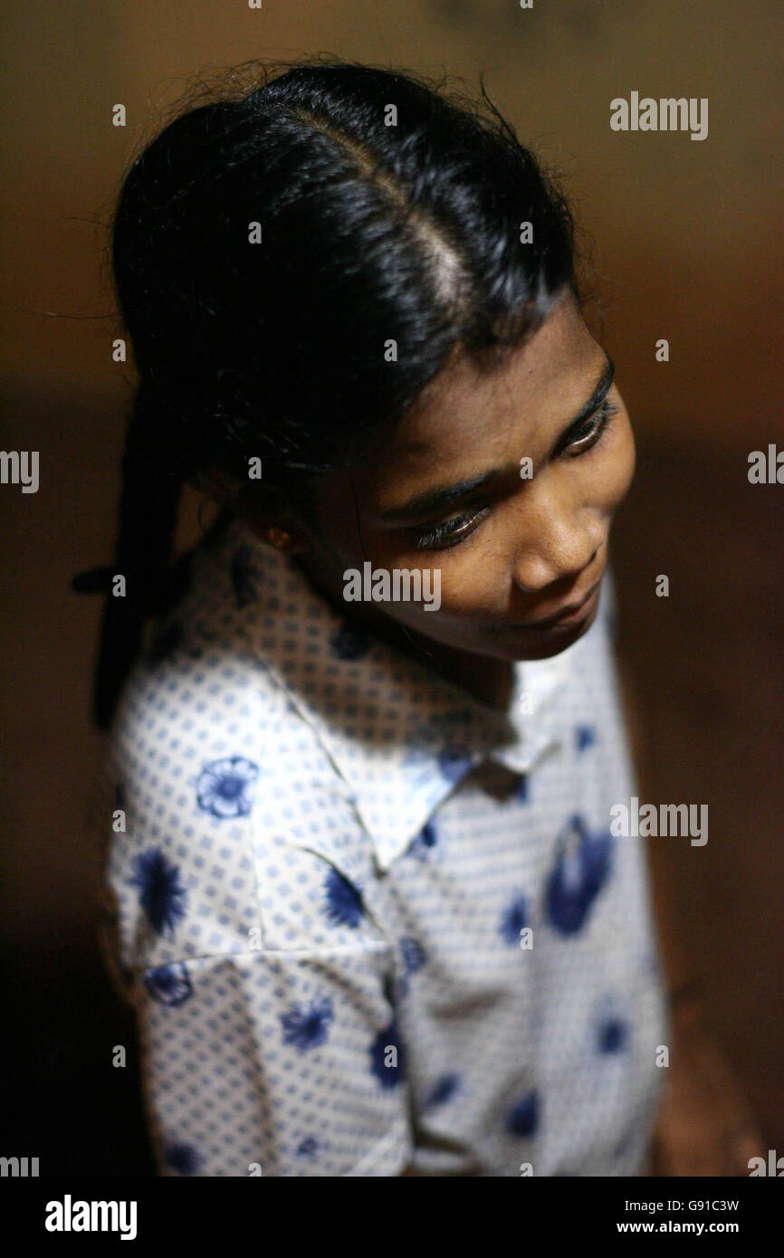 Prashanthini stands in the doorway at the WACCO shelter, a refuge for ...