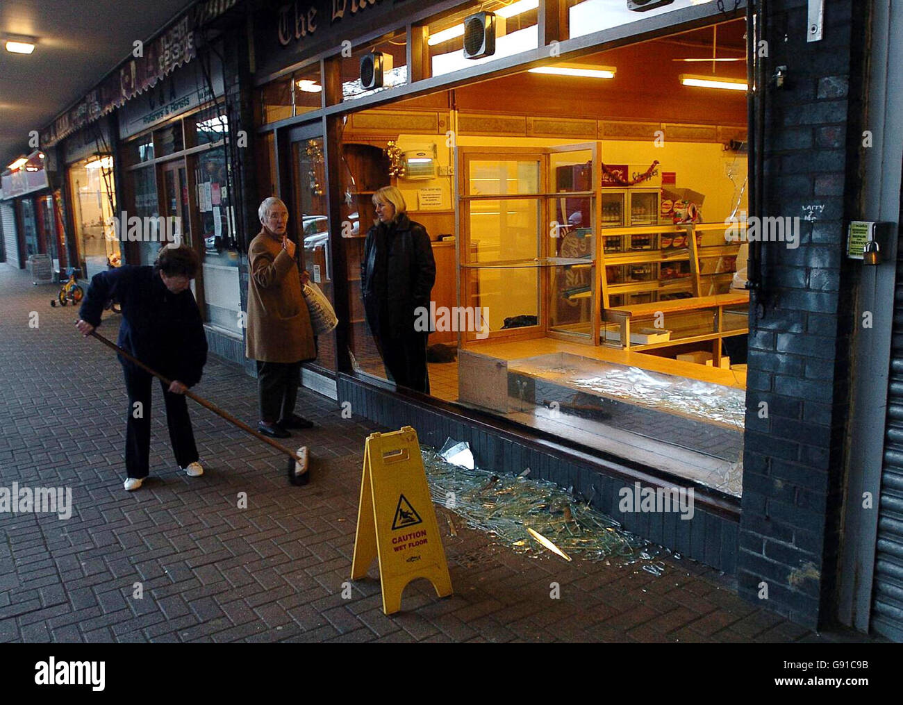 Were four people were seriously injured in an explosion hi-res stock ...
