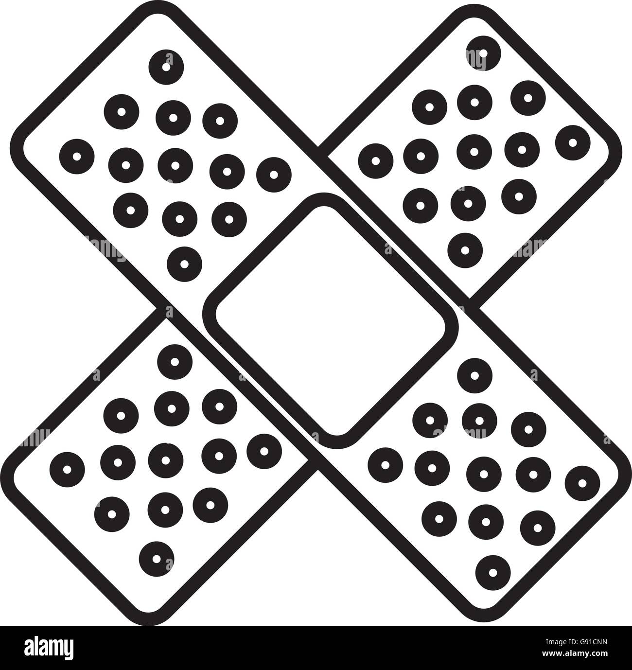 isolated medical bandage, vector graphic Stock Vector Image & Art - Alamy