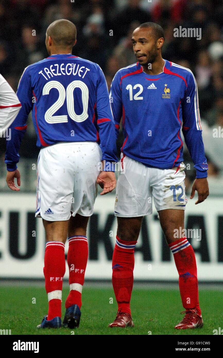 Thierry henry and david trezeguet hi-res stock photography and images ...