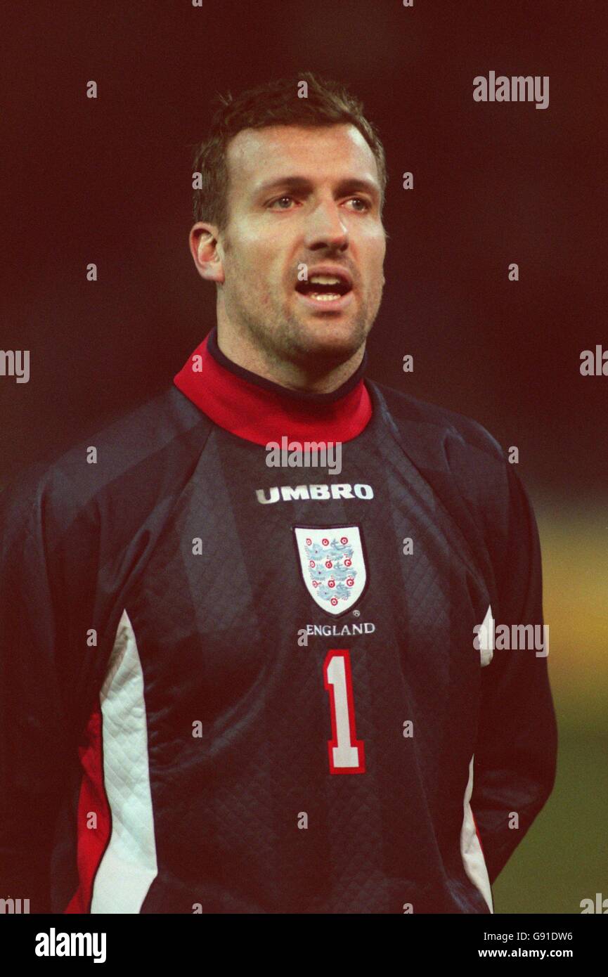 Soccer - Friendly - Switzerland v England. England's Tim Flowers Stock ...