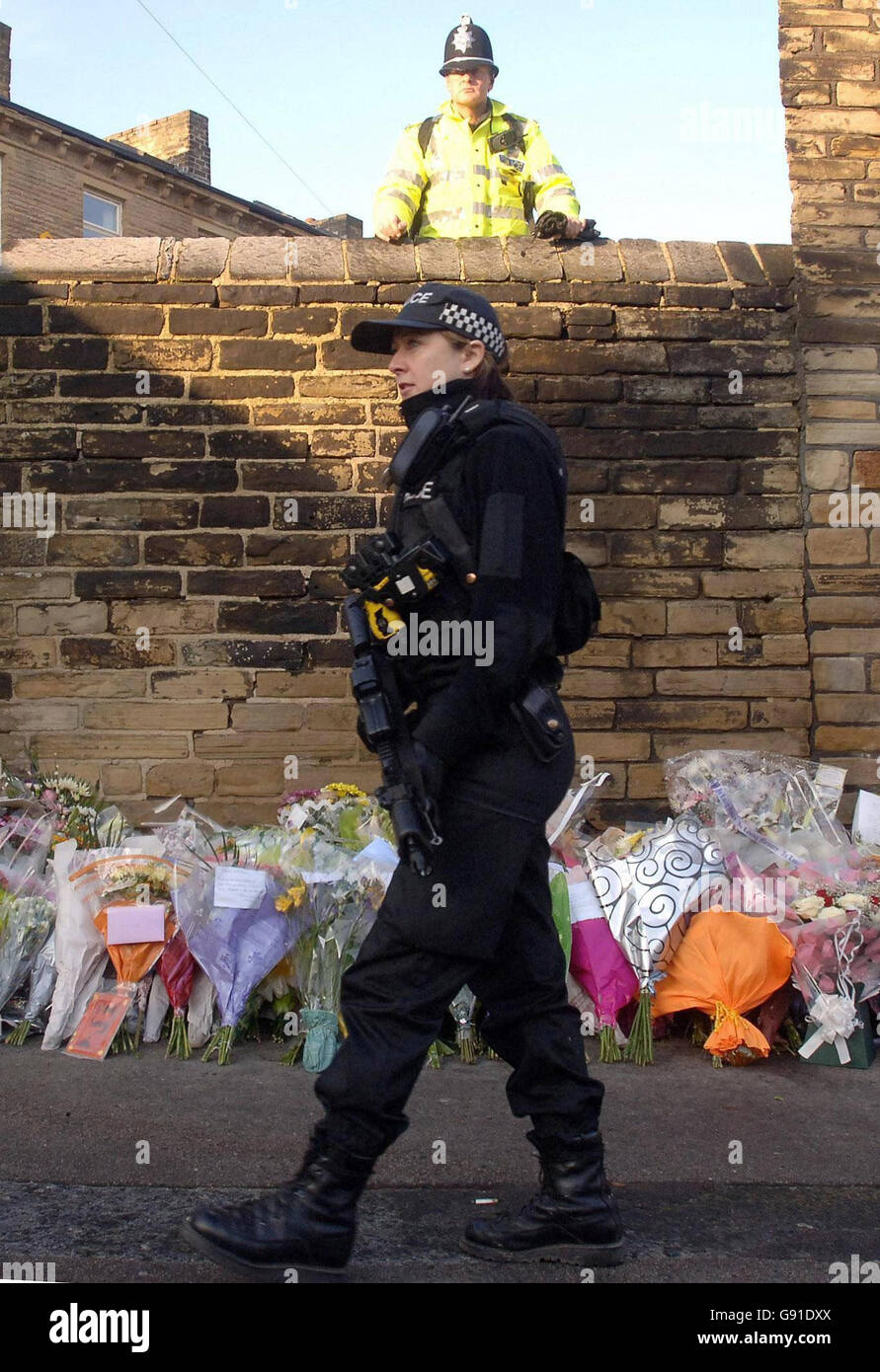 Heavily armed police officer in hi-res stock photography and images - Alamy
