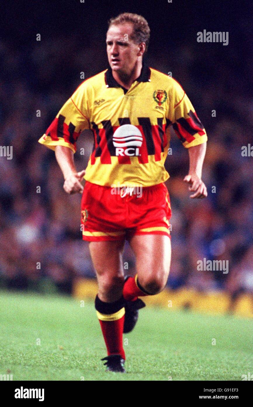 Soccer - Rumbelows Cup - Tranmere Rovers v Watford. Watford's Peter ...