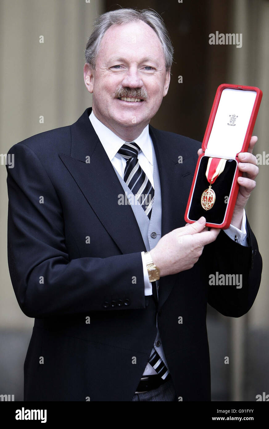 Former British Airways chief executive Sir Roderick Eddington with his ...