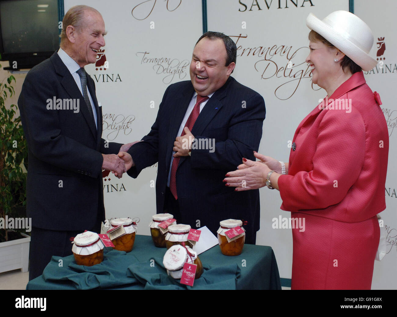 The Duke of Ediburgh, left, with John Magro, MD of Magro Brothers ...