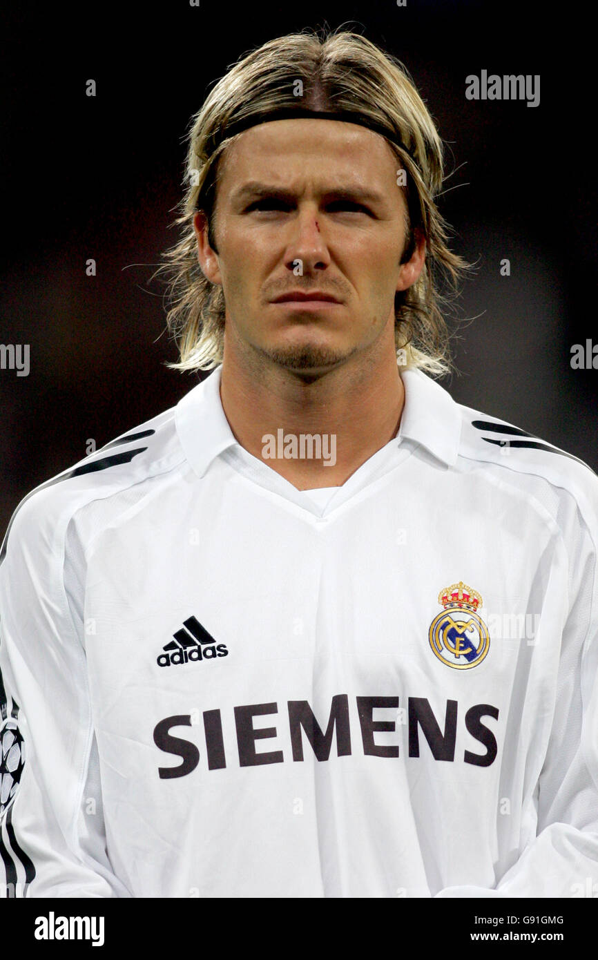 David beckham real madrid head hi-res stock photography and images - Alamy