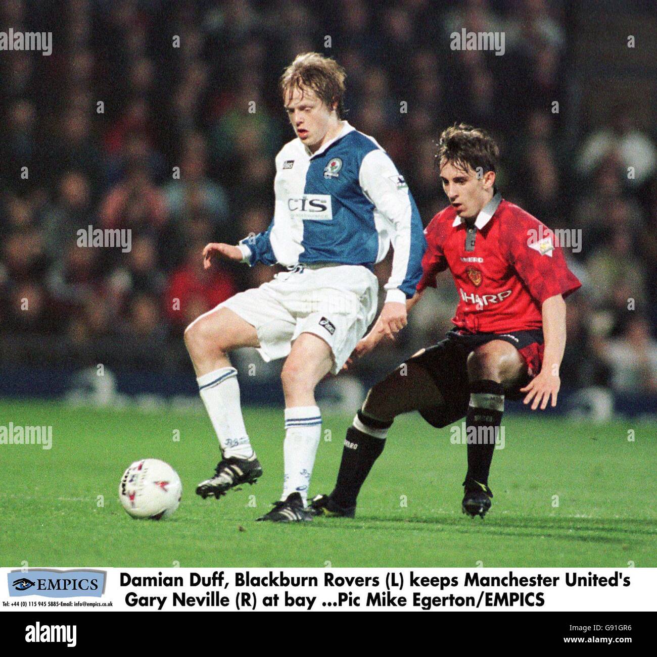 Soccer - FA Carling Premiership - Blackburn Rovers v Manchester United ...