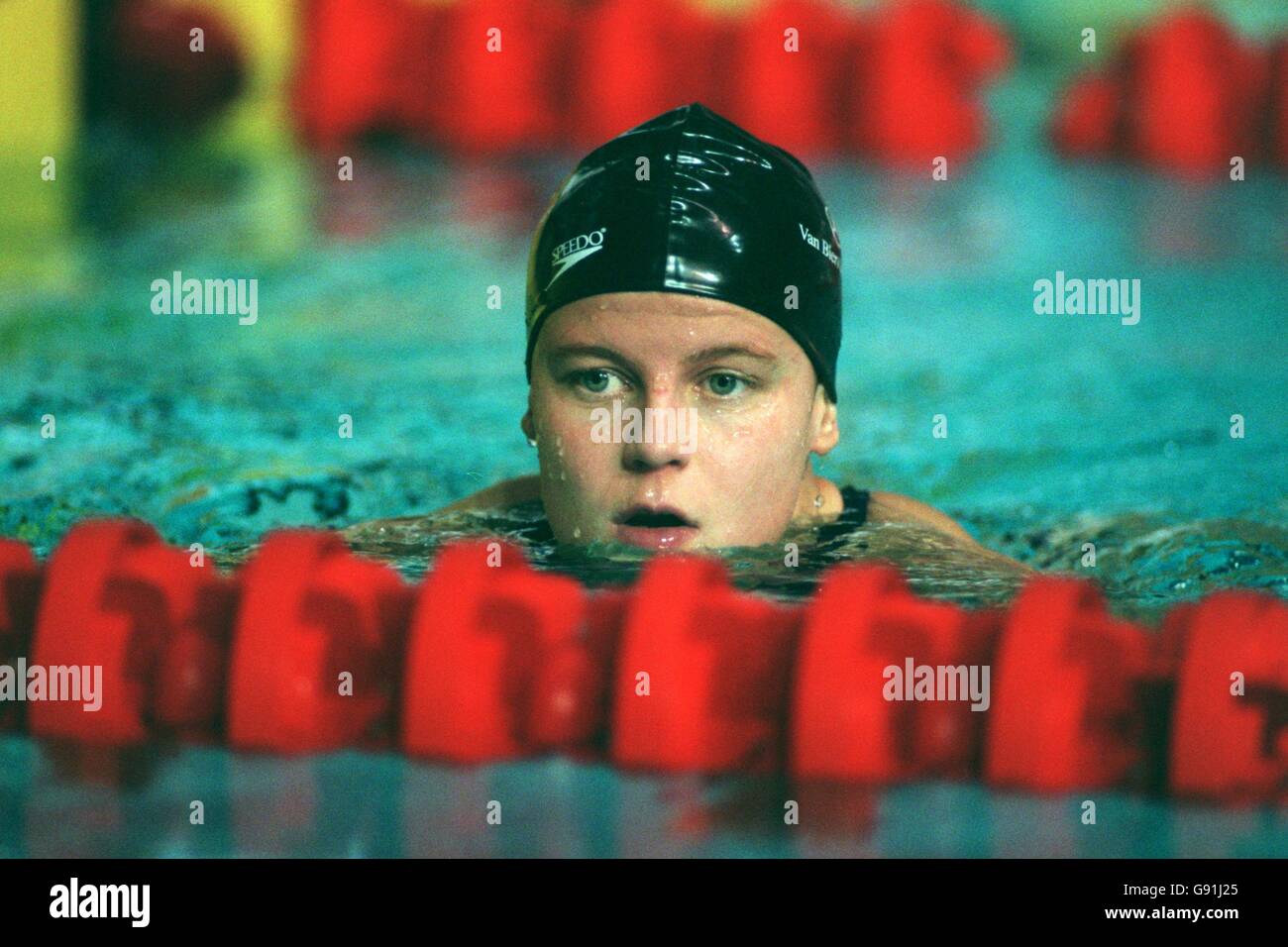 Swimming - World Cup - Sheffield. Brigitte Becue, Belgium Stock Photo ...