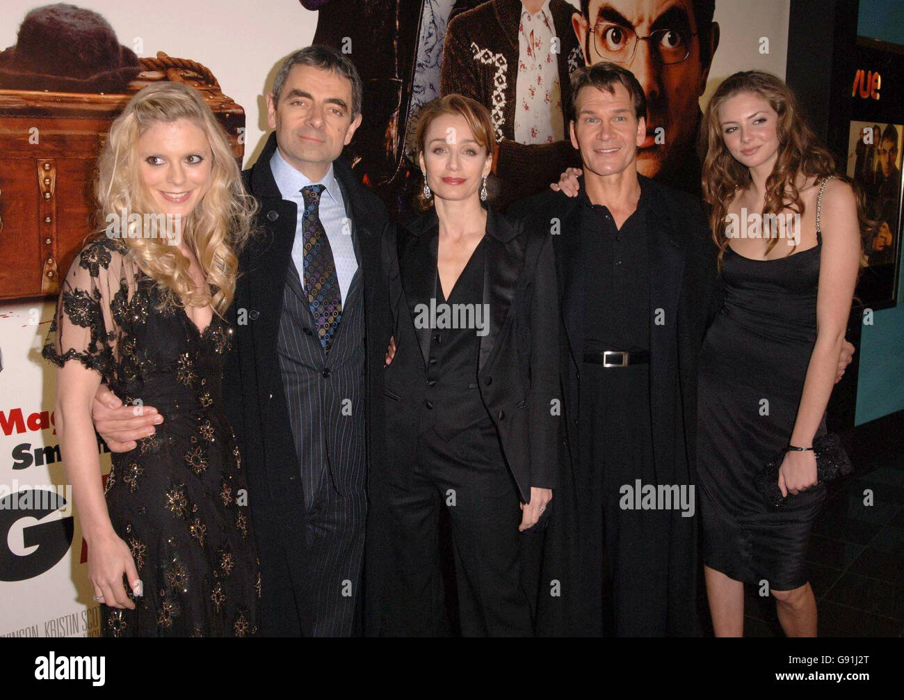 (left-right) Emilia Fox, Rowan Atkinson, Kristin Scott Thomas, Patrick ...