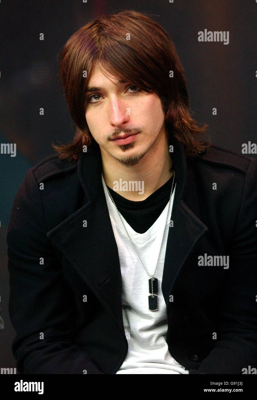 Michael Zakarin from The Bravery during his guest appearance on MTV's ...