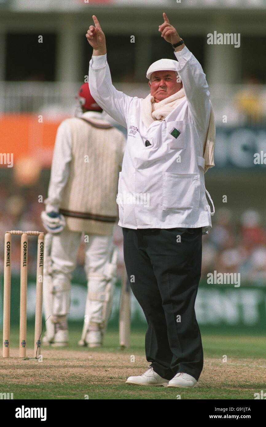David shepherd cricket umpire hi-res stock photography and images - Alamy