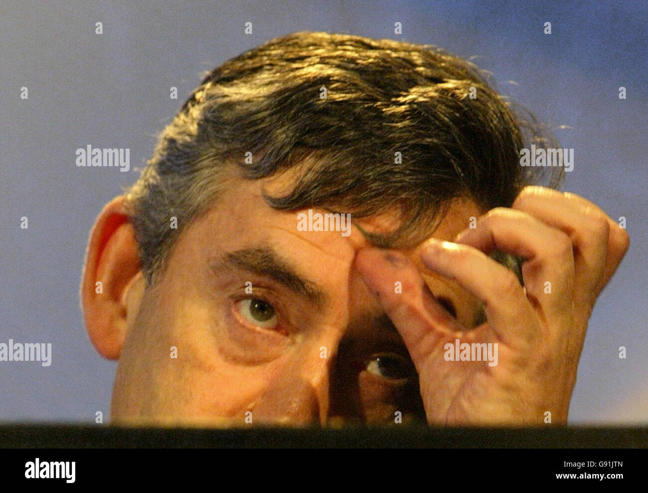Politics speaking finance gordon brown hi-res stock photography and ...