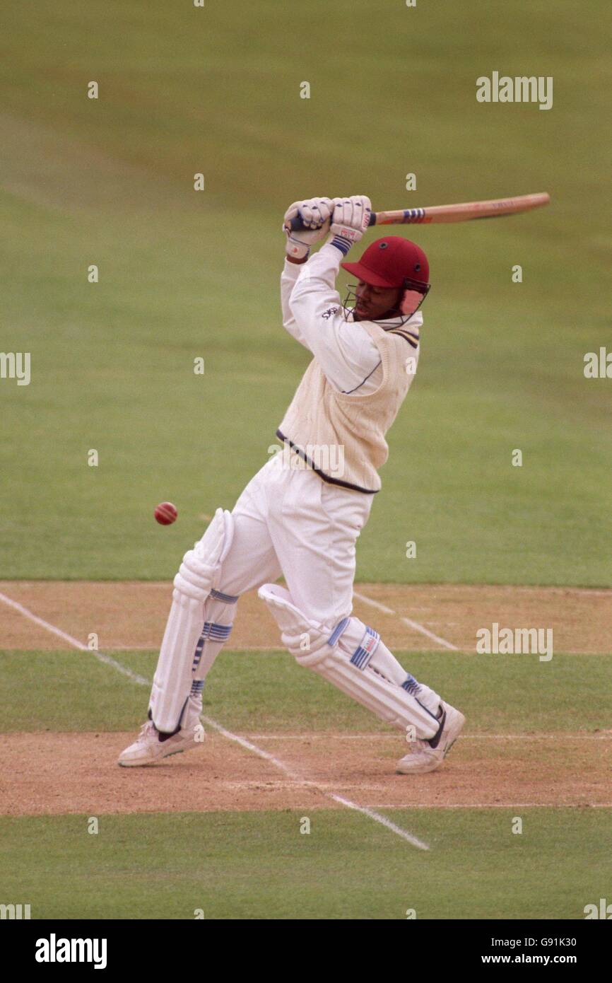 Cricket warwickshire brian lara hi-res stock photography and images - Alamy