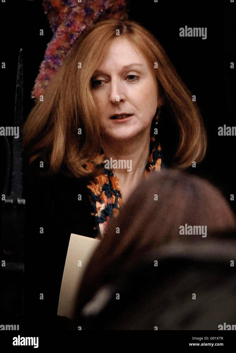 Gaynor Cook leaves the memorial service for former Foreign Secretary ...