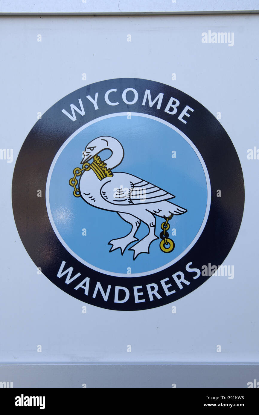 Wycombe wanderers logo hi-res stock photography and images - Alamy
