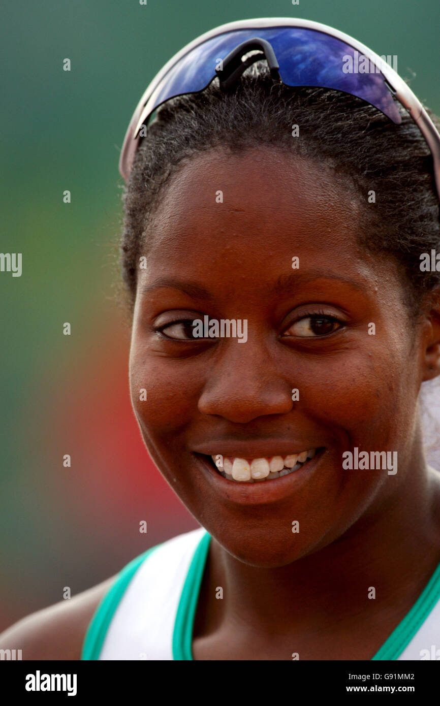 Great britains sarah claxton during the womens 100m hurdles hi-res ...