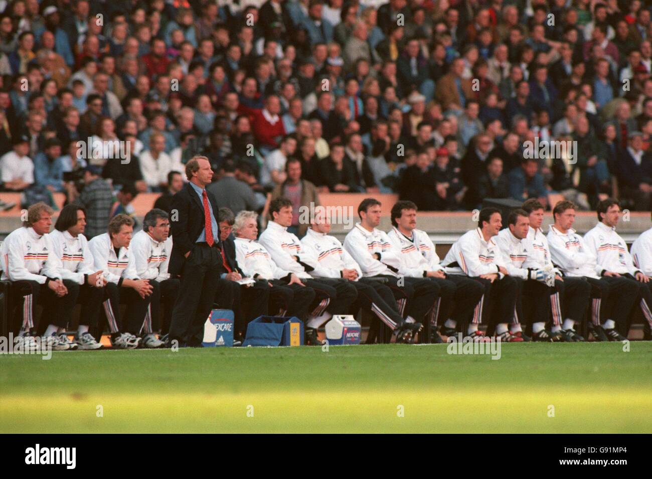Soccer - Friendly - Germany v Nigeria. The German bench Stock Photo - Alamy