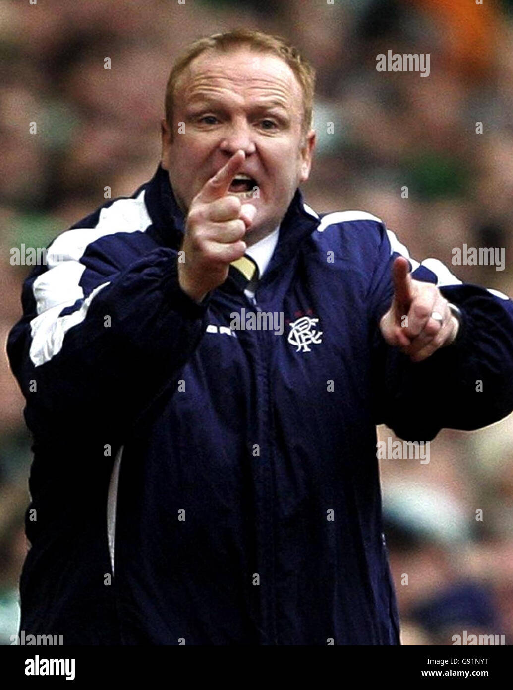 PA library file dated 19/11/2005 of Rangers manager Alex McLeish who is ...
