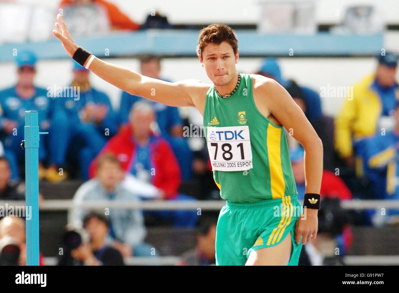 Jacques Freitag of South Africa, during the qualifying rounds of the ...