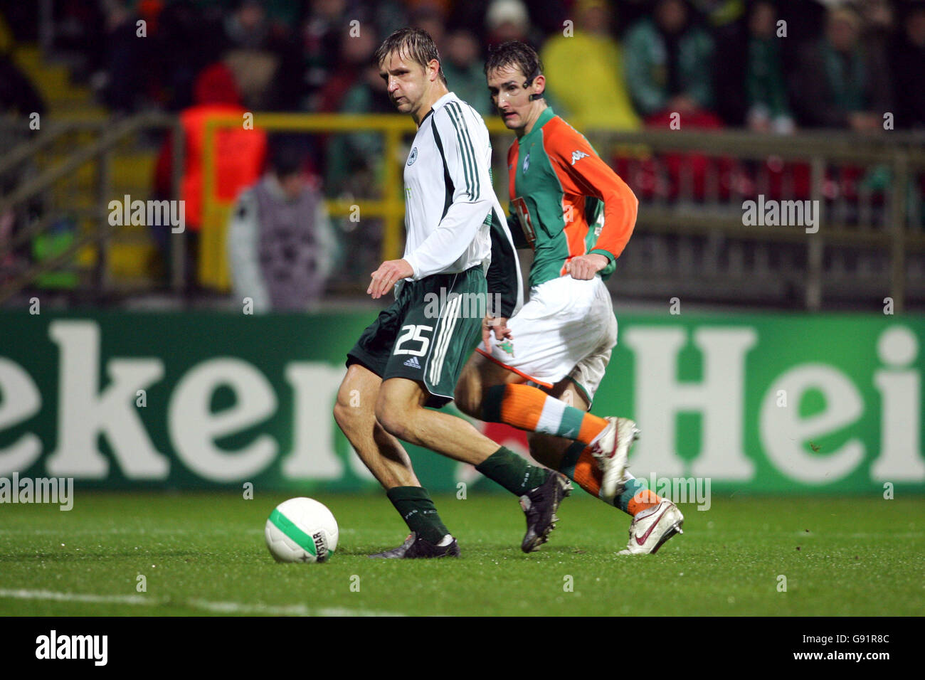 Football action igor biscan hi-res stock photography and images - Alamy