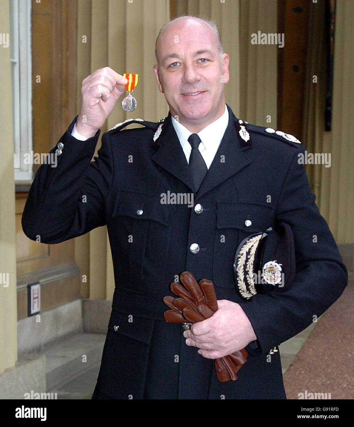 Chief Fire Officer Brian Sweeney, Strathclyde Fire Brigade, after ...