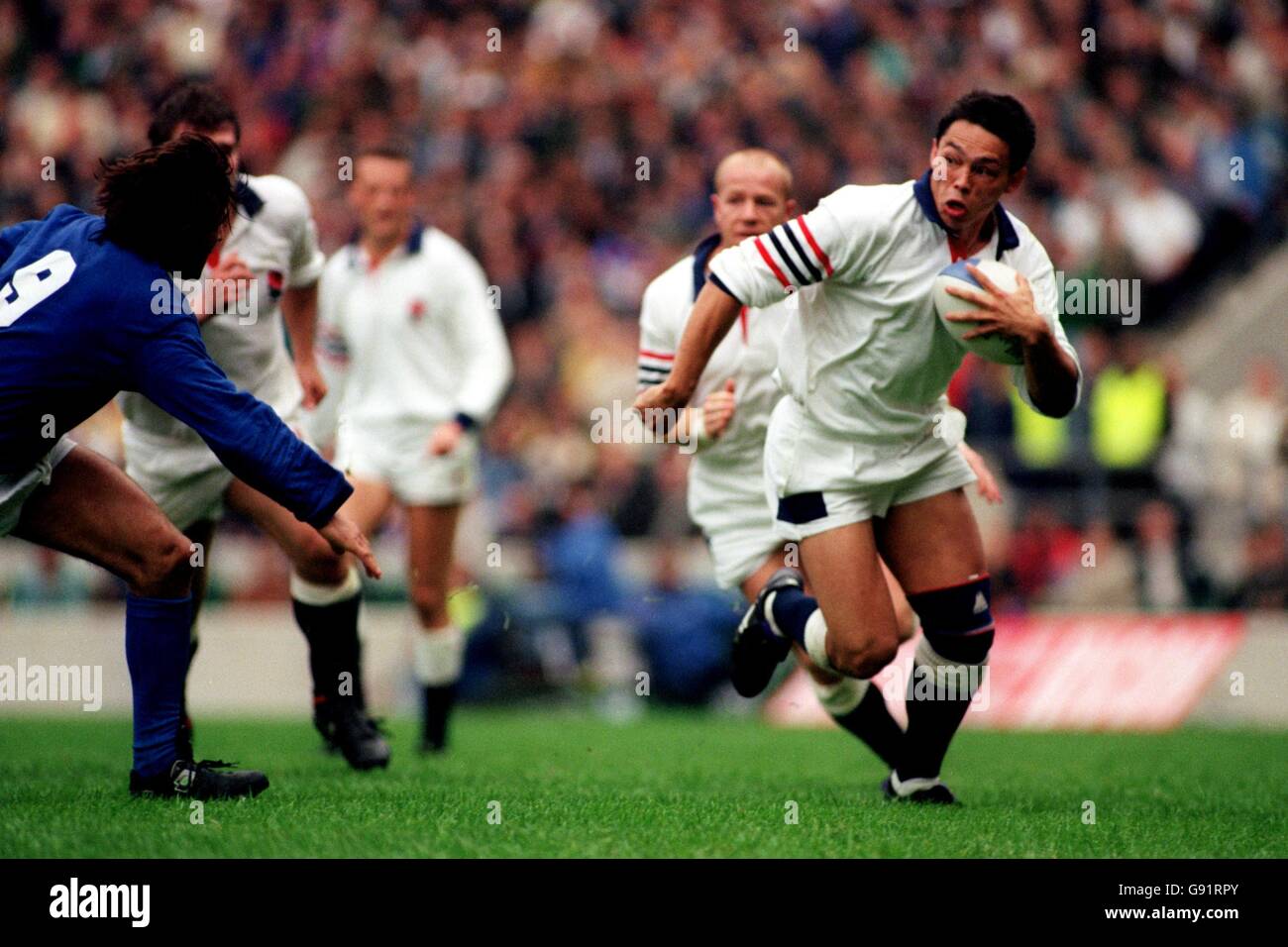 Rugby World Cup -England. Rory Underwood Stock Photo - Alamy