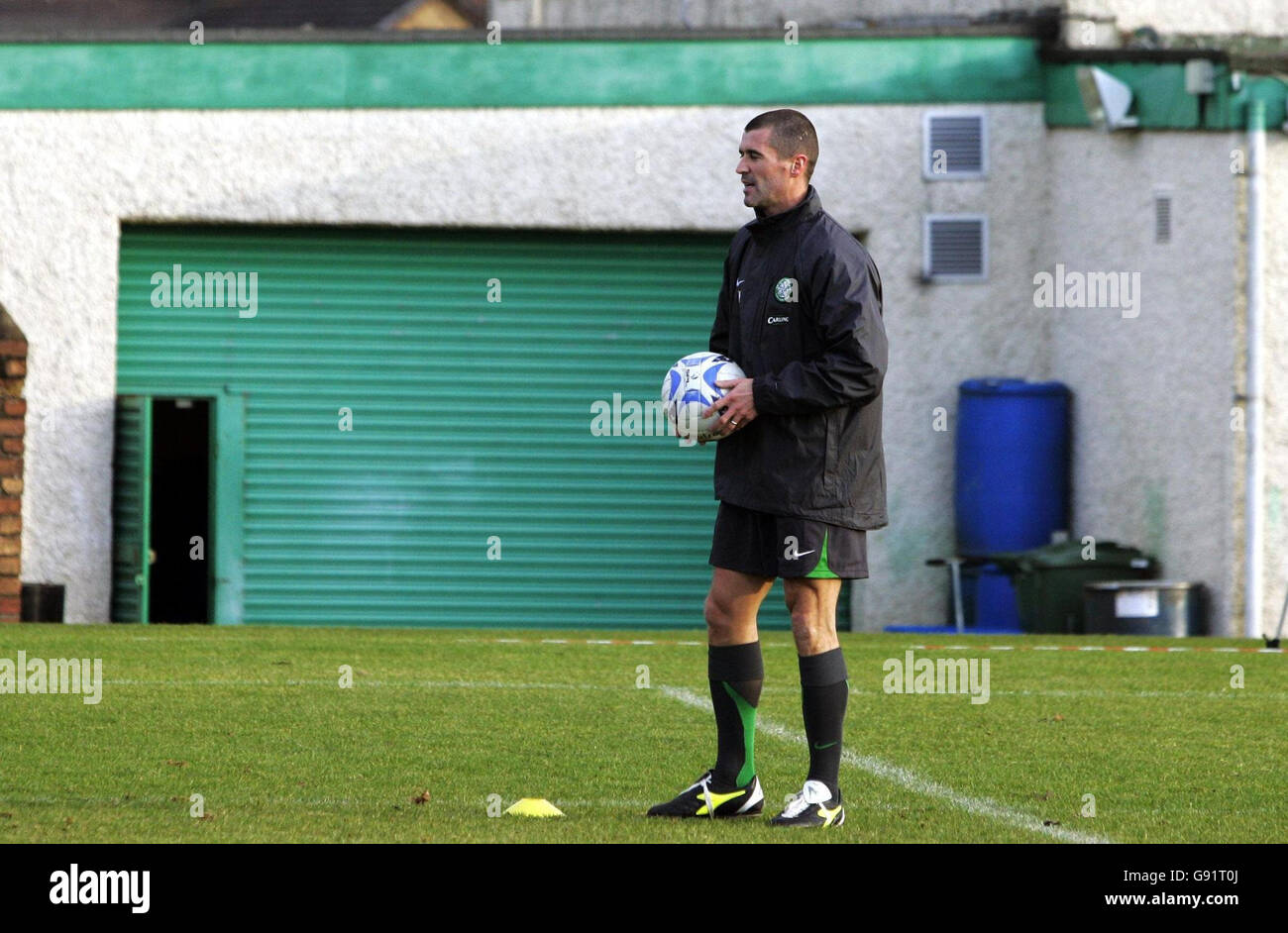 Soccer celtic training barrowfield training ground hi-res stock ...