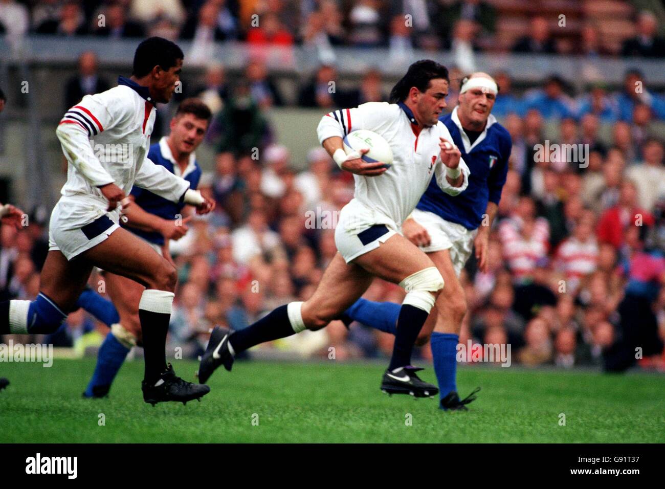 Rugby World Cup -England -action shot Stock Photo - Alamy