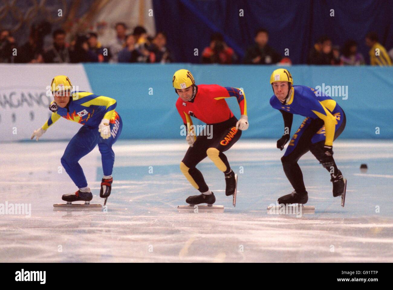 Short Track Speed Skating - Winter Olympics - Nagano 1998 - Men's 500m ...
