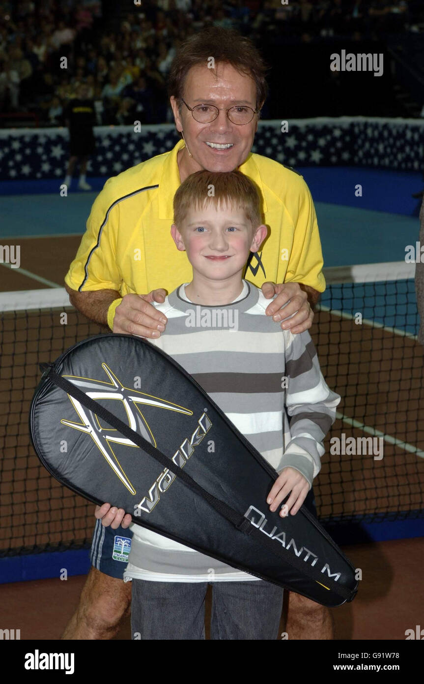 Sir Cliff Richard with Coronation Street's Chesney (Sam Aston ...